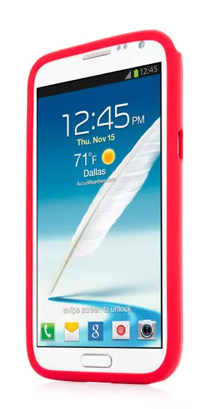 Металлический чехол CAPDASE Alumor Jacket для Samsung Galaxy Note 2 GT-N7100 красный