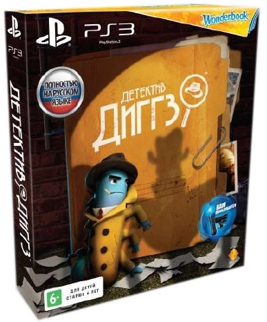 Игра Детектив Диггз + Wonderbook для PS Move PS3