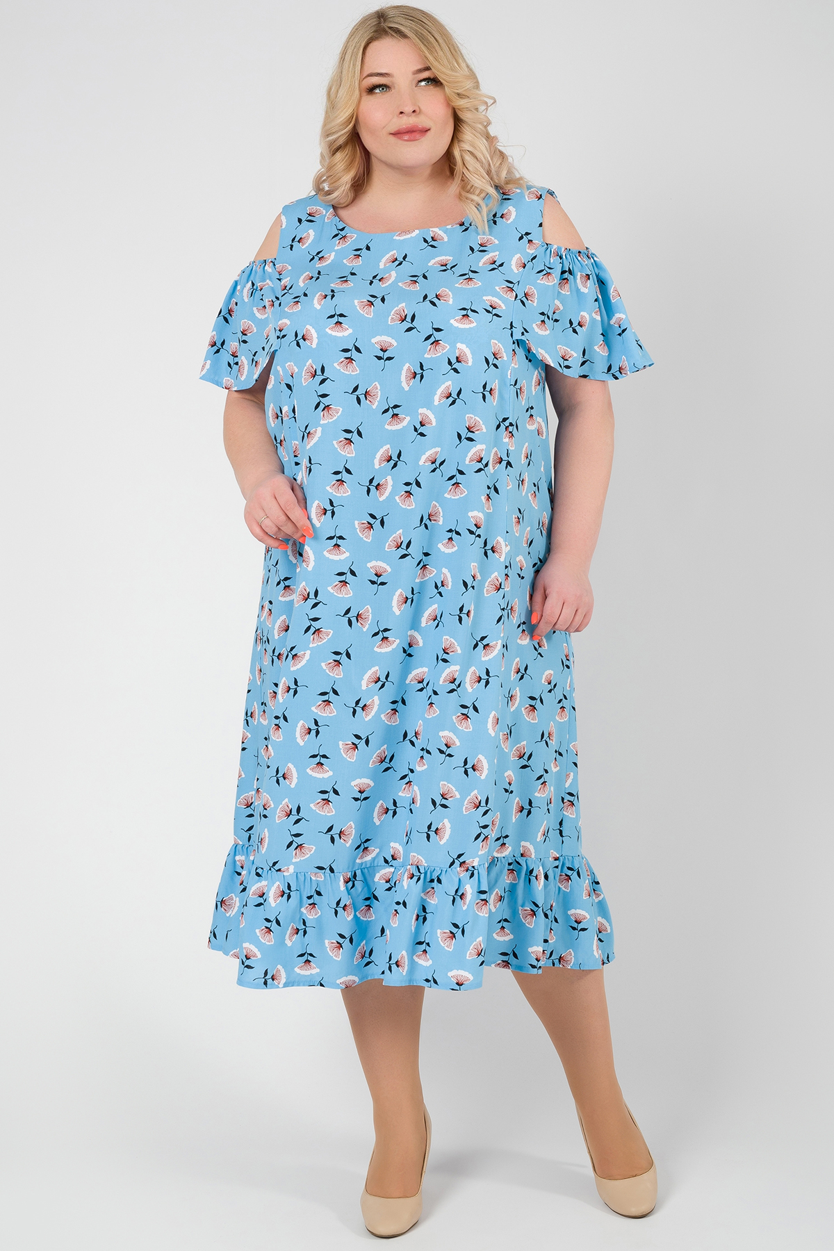 Платье женское Ш'аrliзе 0930 голубое 54 RU