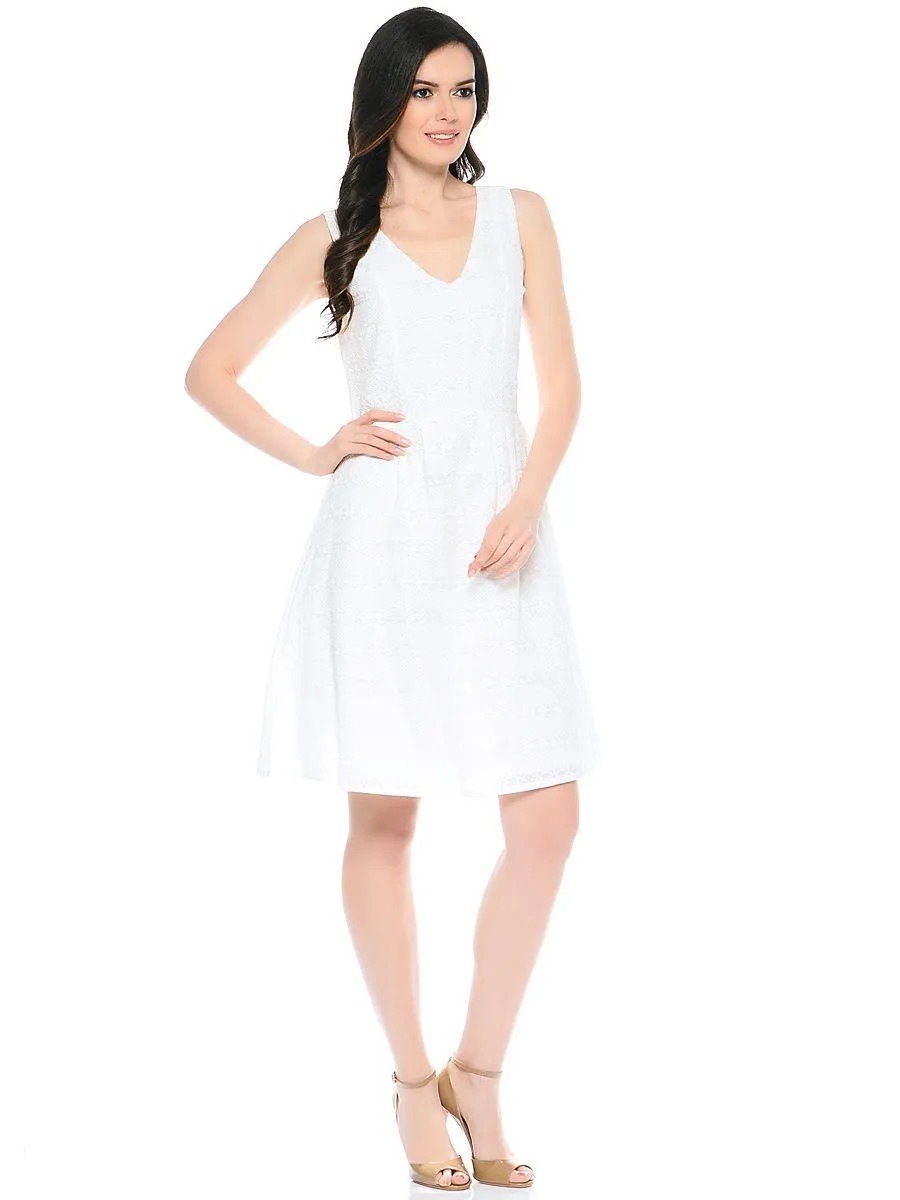 Платье женское La Fleuriss F5-5034S-11 белое S