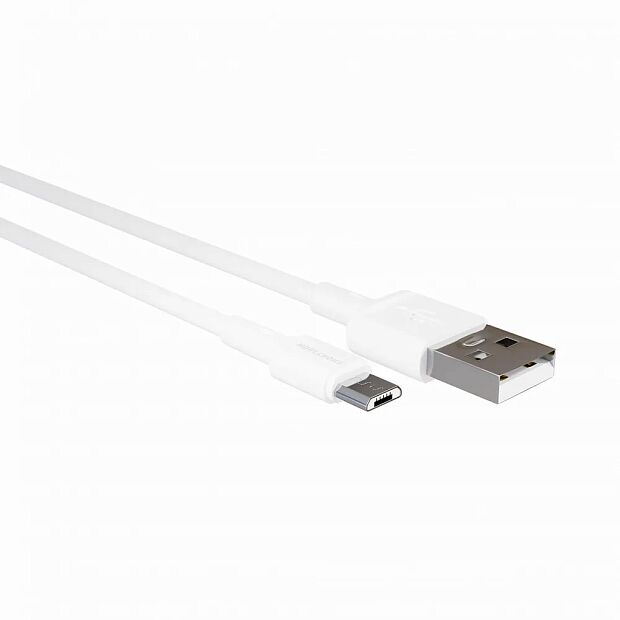Дата-кабель USB 2.0A для micro USB More choice K14m TPE 2м White