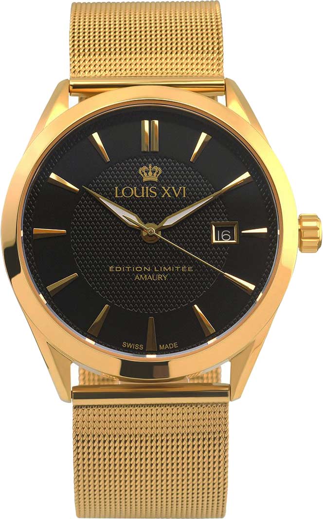 Наручные часы мужские Louis XVI Amaury-997 золотистые