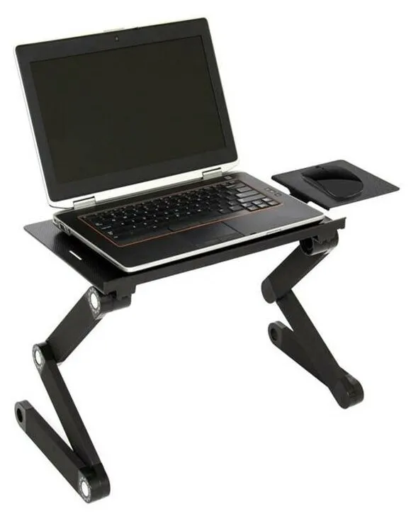 Столик трансформер для ноутбука Multifunctional Laptop Table T8 с охлаждением