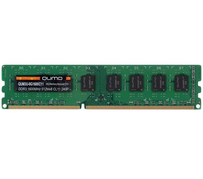 Модуль памяти QUMO DDR-III 8GB (QUM3U-8G1600С11L)