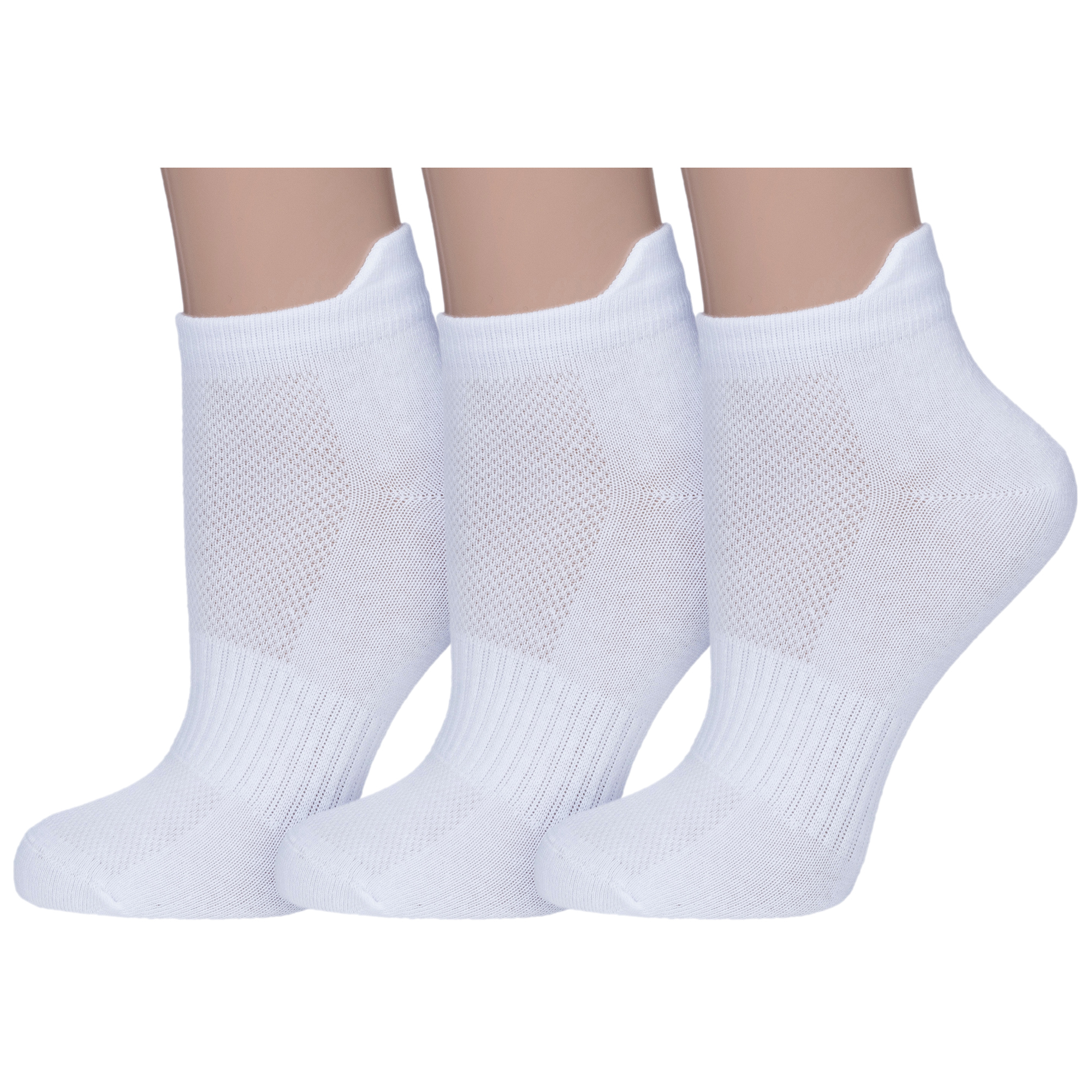 Комплект носков женских НАШЕ 3-422С22 белых 27