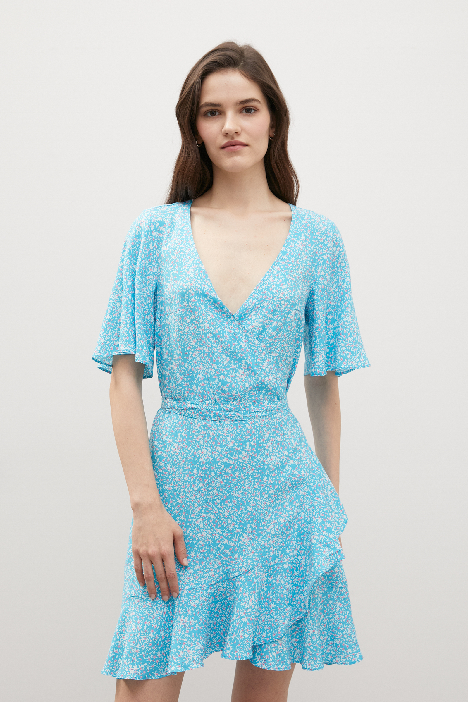 Платье женское Finn Flare FSD110180 голубое M
