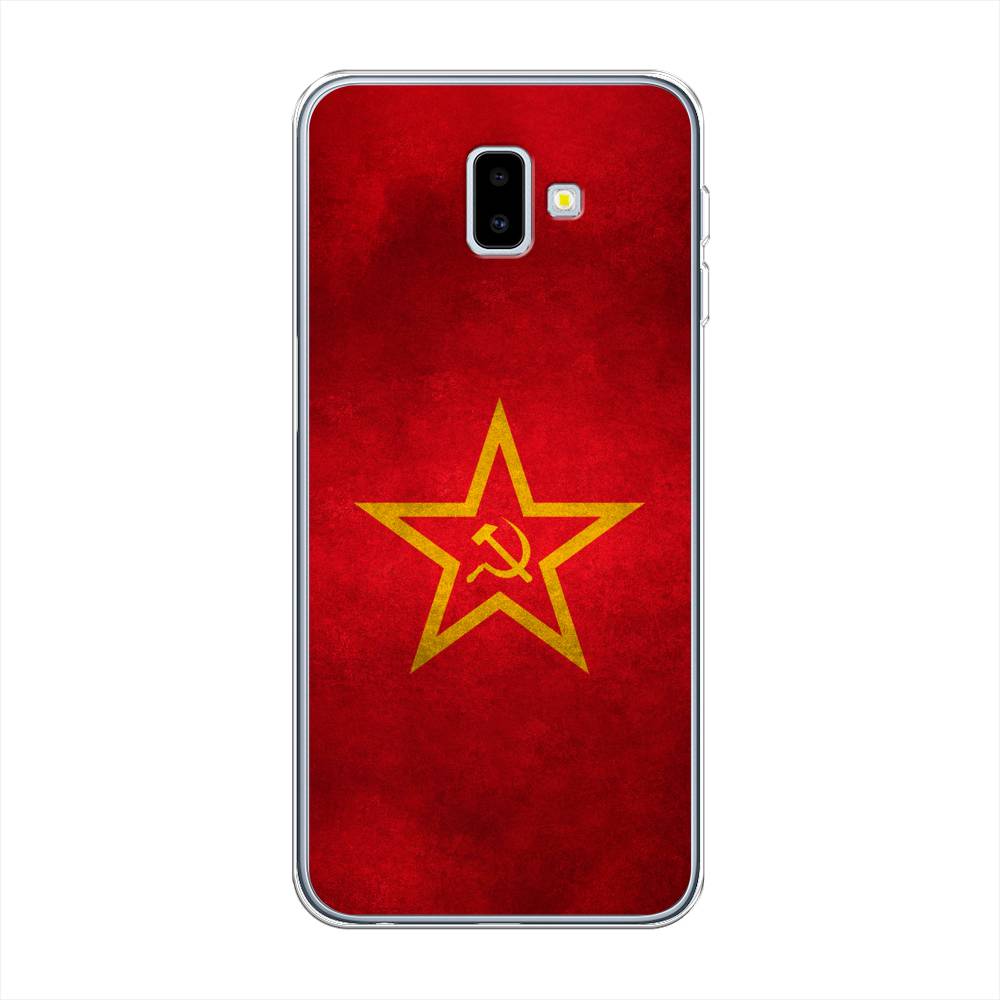 Чехол Awog на Samsung Galaxy J6 Plus 2018 "Красное знамя"