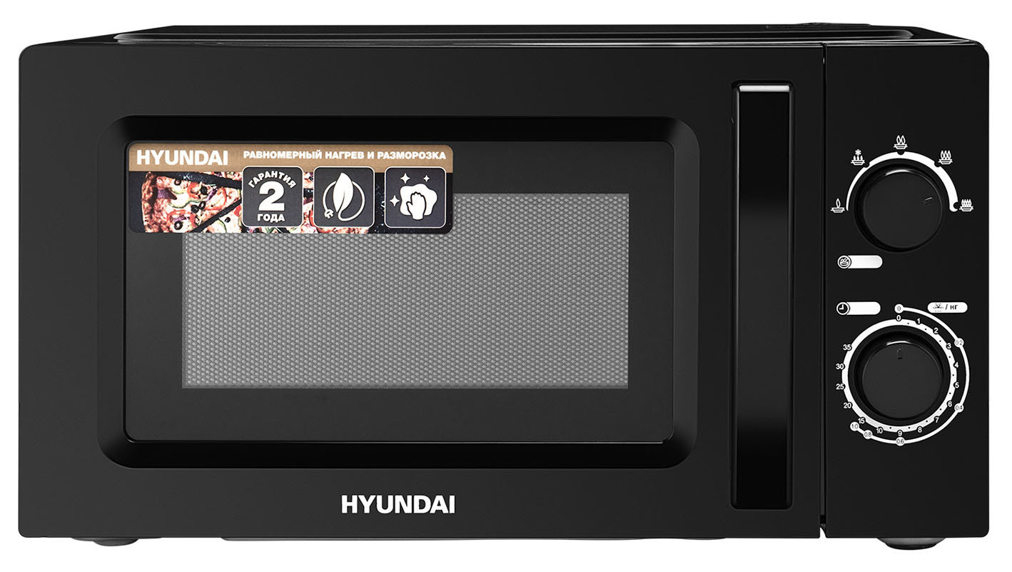Микроволновая печь соло HYUNDAI HYM-M2008 Black