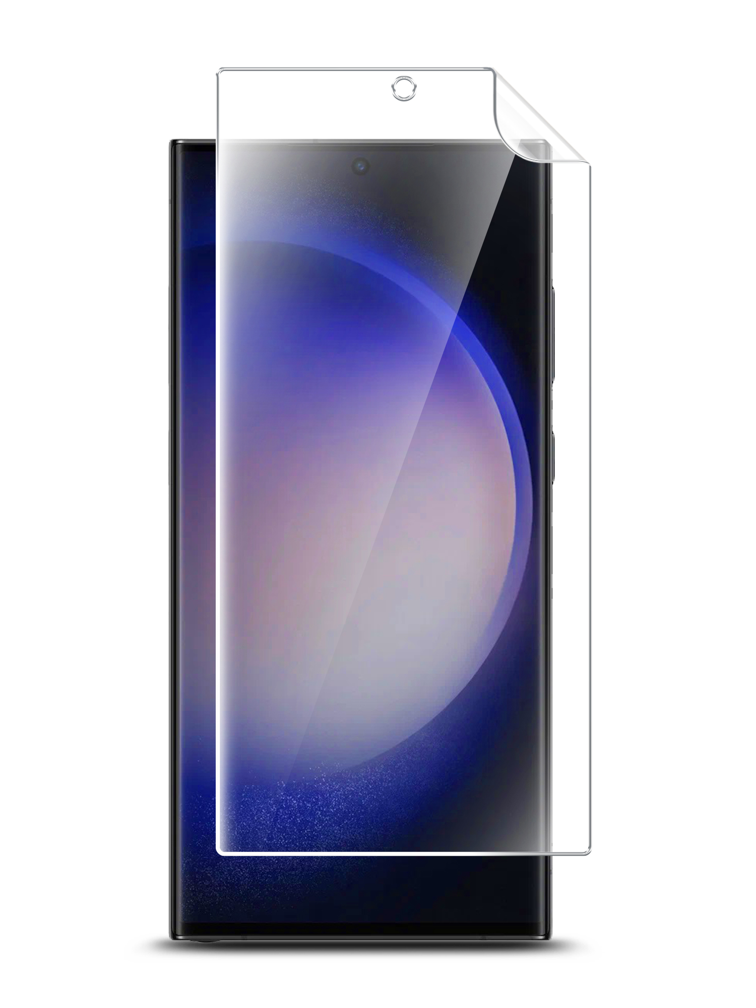 Защитная плёнка для Samsung Galaxy S23 Ultra (гидрогелевая), прозрачная