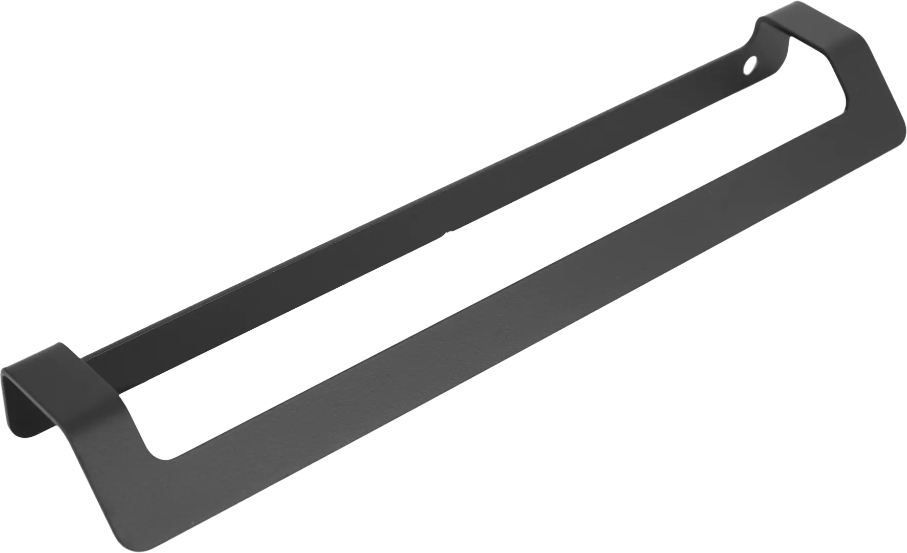 Ручка-профиль CТ3 220 мм сталь, цвет черный