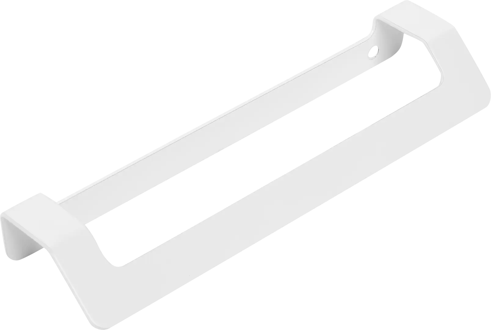 Ручка-профиль CТ3 156 мм сталь, цвет белый