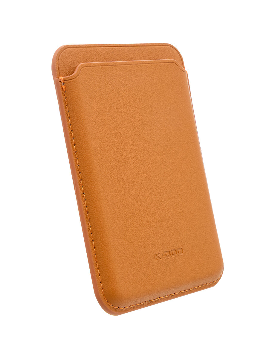 Чехол Magsafe Wallet для Apple iPhone 12 Pro - Оранжевый