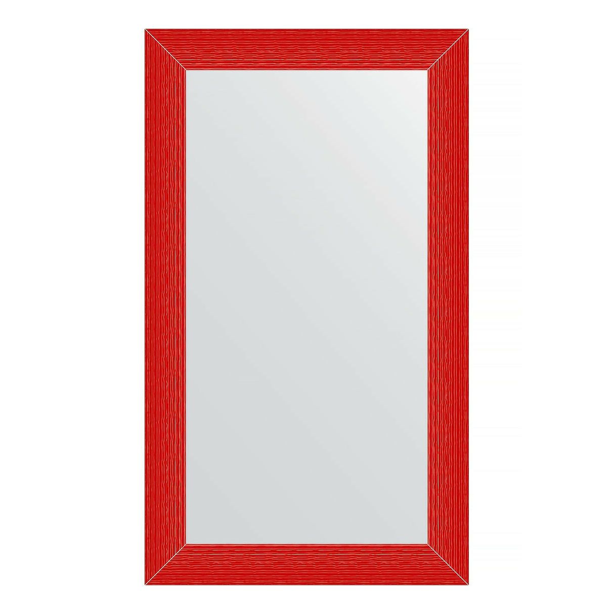 Зеркало интерьерное настенное Evoform в багетной раме красная волна