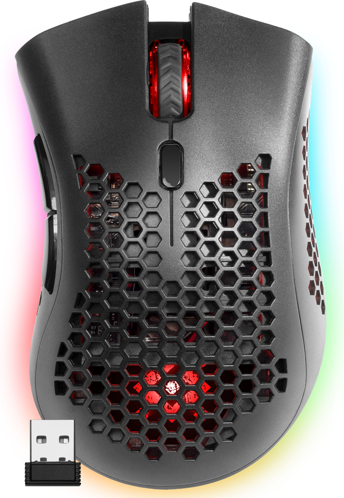 Беспроводная игровая мышь Defender Warlock GM-709L RGB черный