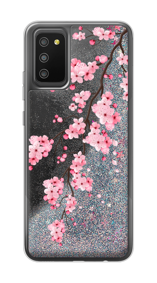 Чехол Awog на  Samsung Galaxy A02s / Самсунг A02s "Розовая сакура"