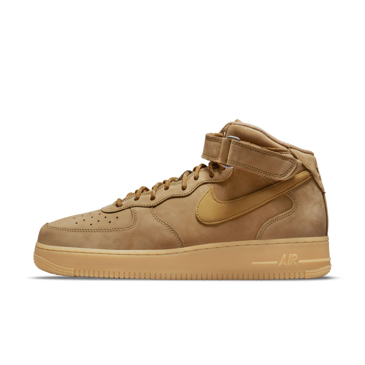 Кеды мужские Nike M Air Force 1 Mid '07 коричневые 8 US