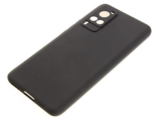 Силиконовый чехол TPU Case матовый для Vivo x60 черный