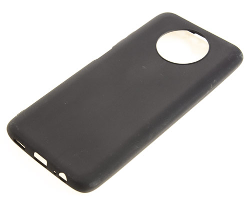 Силиконовый чехол TPU Case матовый для Xiaomi Redmi Note 9t черный