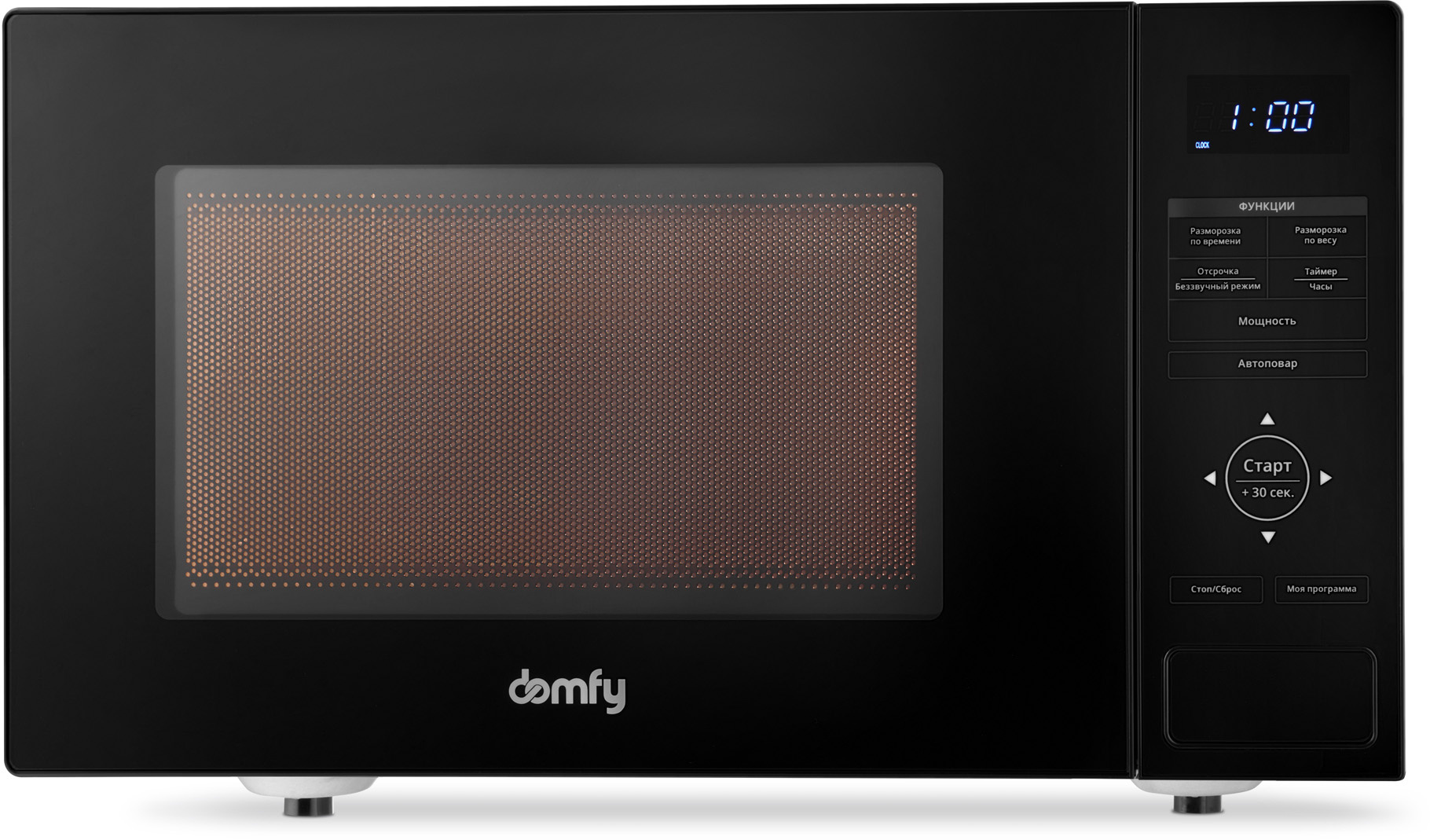 Микроволновая печь соло DOMFY DSB-MW106 черная