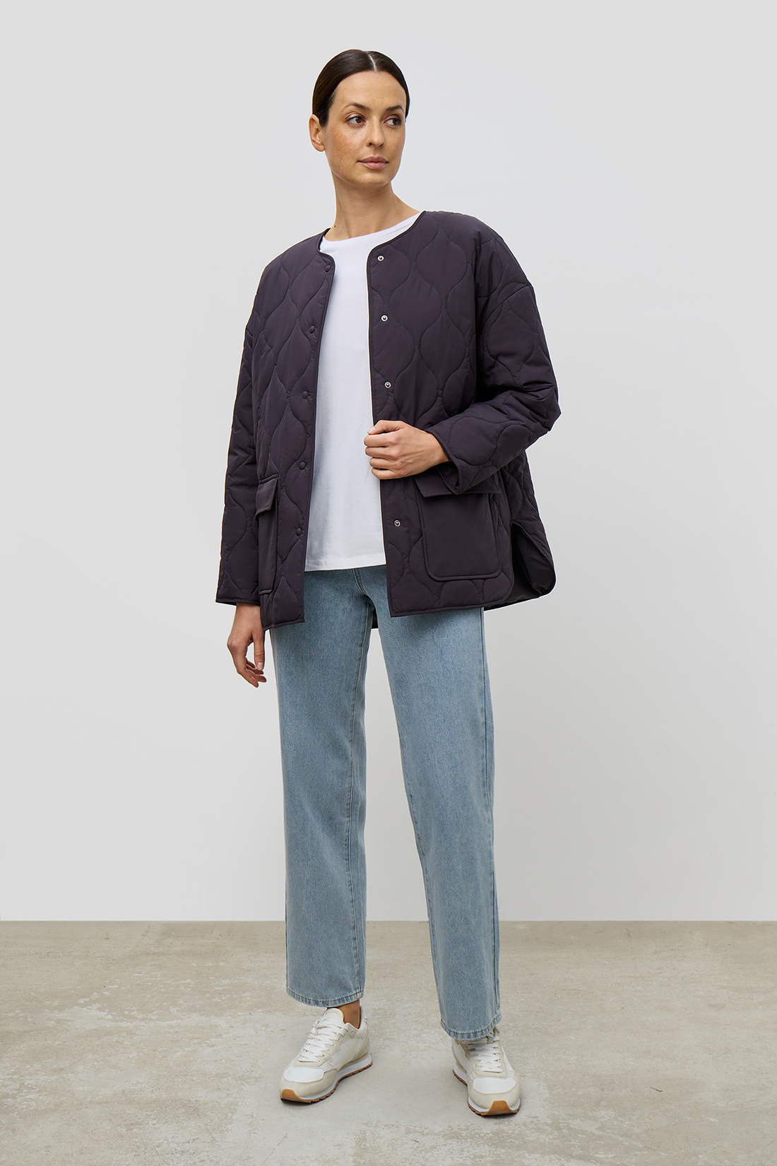 Куртка женская Baon B0323021 фиолетовая XL