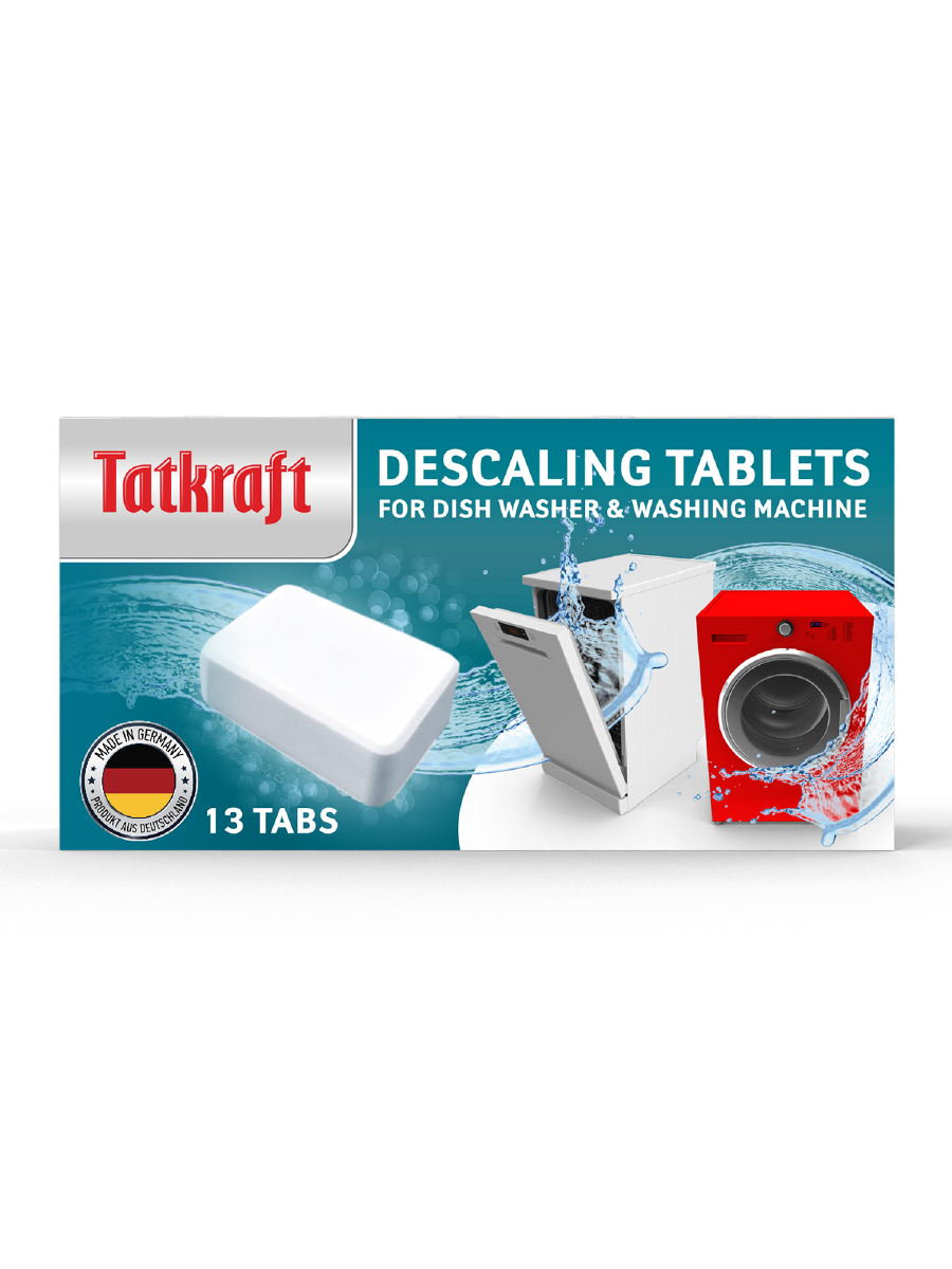 Таблетки Tatkraft для посудомоечной машины, стиральной машины, от накипи 13 шт