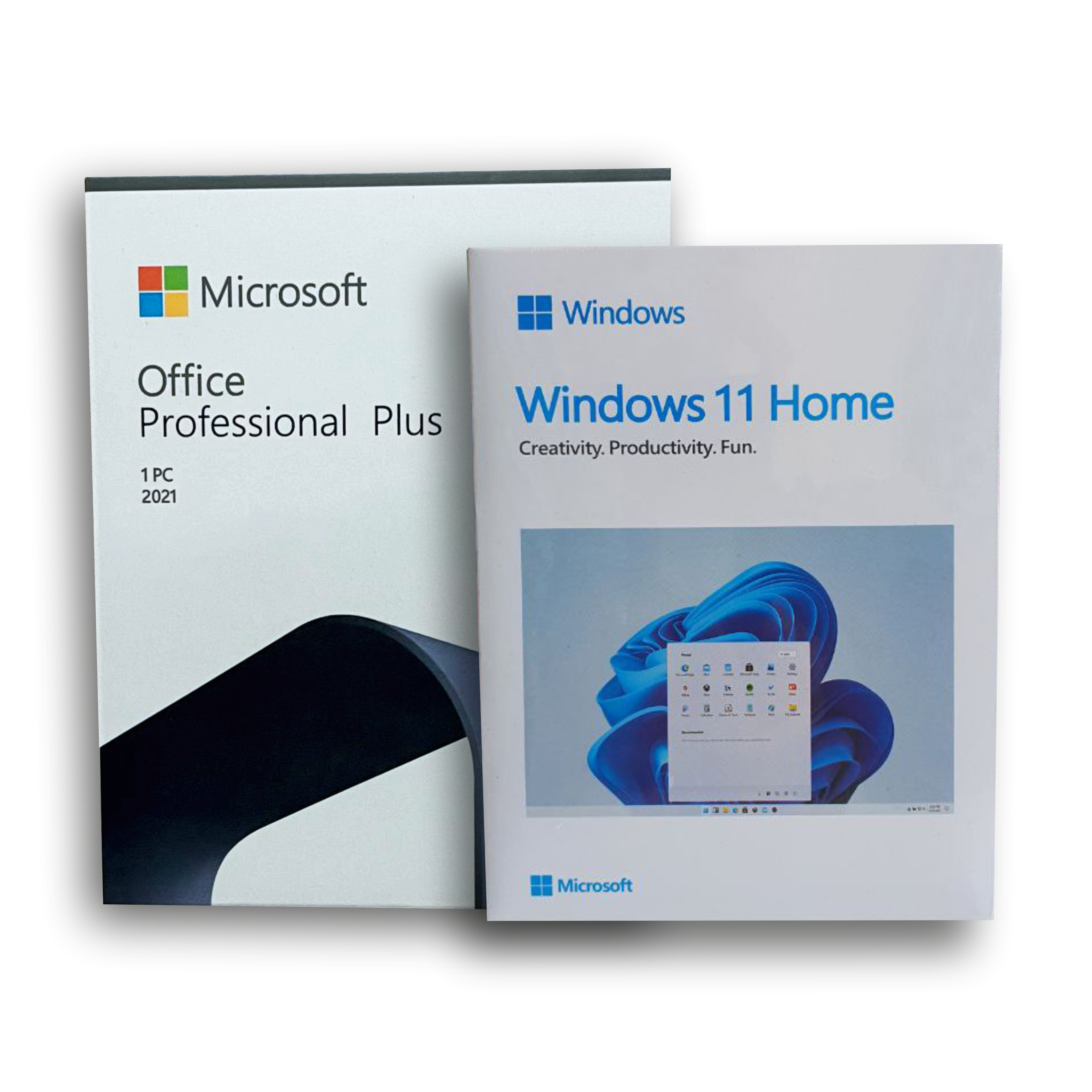 Microsoft Windows 11 Home Box + Office 2021 Pro plus Box