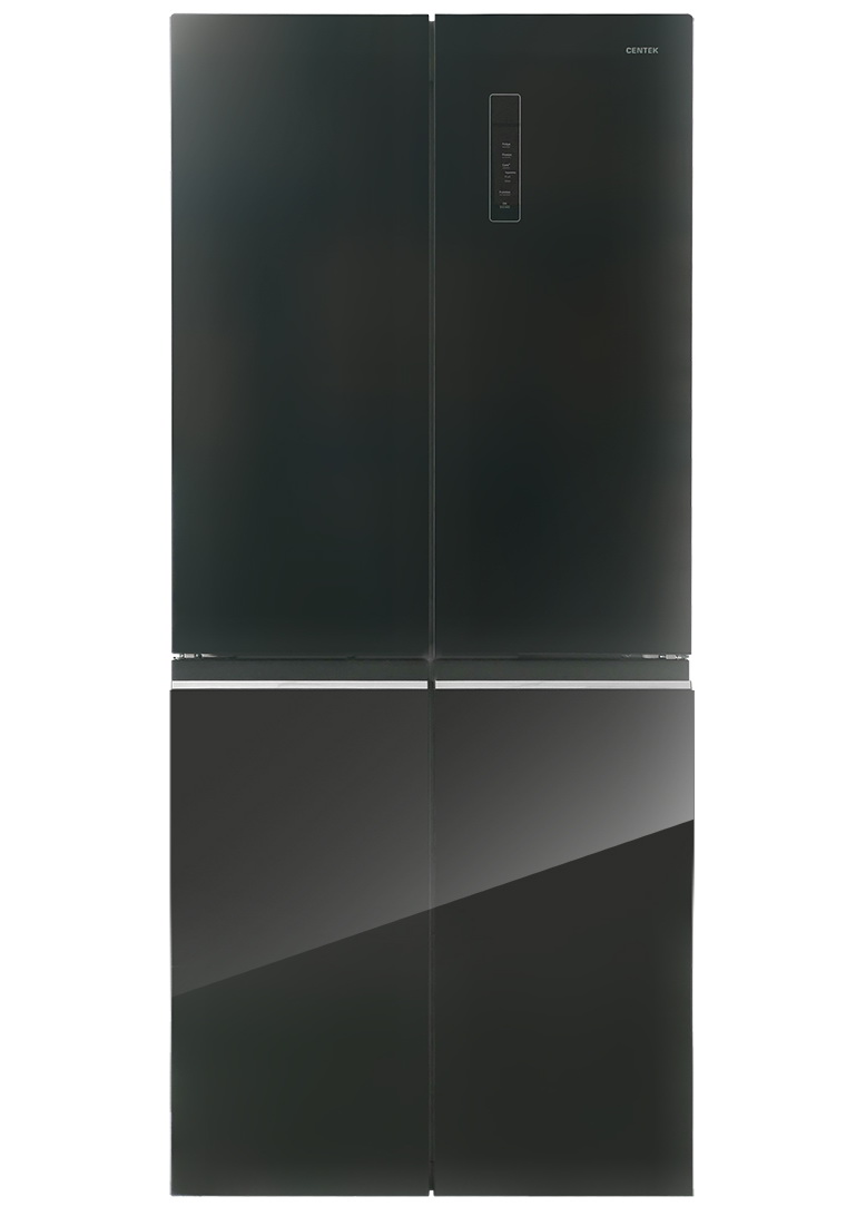 Холодильник Centek CT-1745 NF Black Glass черный
