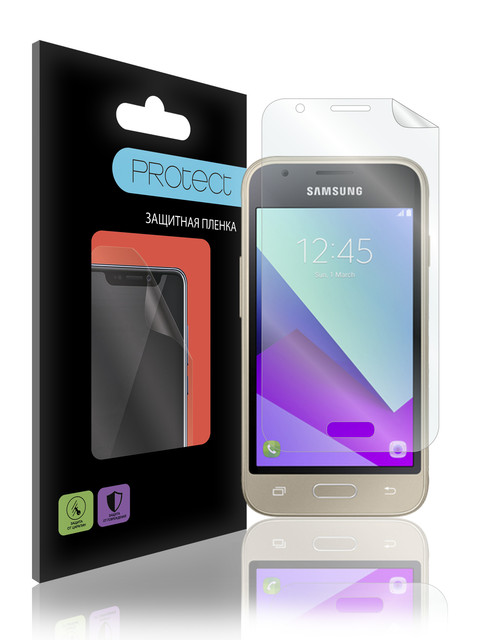 Защитная пленка Protect  для Samsung Galaxy J1 Mini Prime 2016 / Глянцевая / 22582