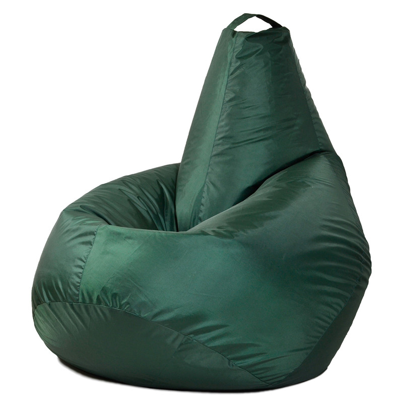 Кресло-мешок Puffmebel груша ХХXХL дюспо/оксфорд, зеленый