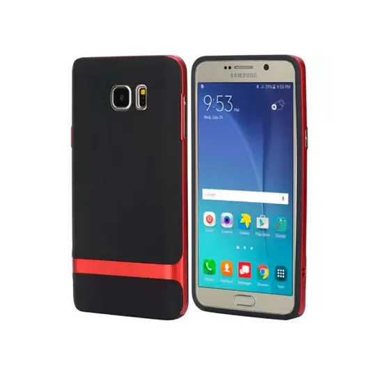 Силиконовый Чехол ROCK Royce Series для Samsung Galaxy Note 5 черно-красный