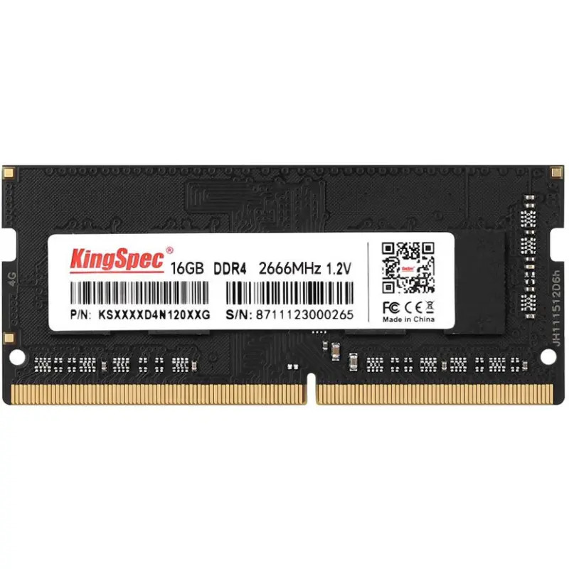 Оперативная память KingSpec 16Gb DDR4 2666MHz SO-DIMM (KS2666D4N12016G)