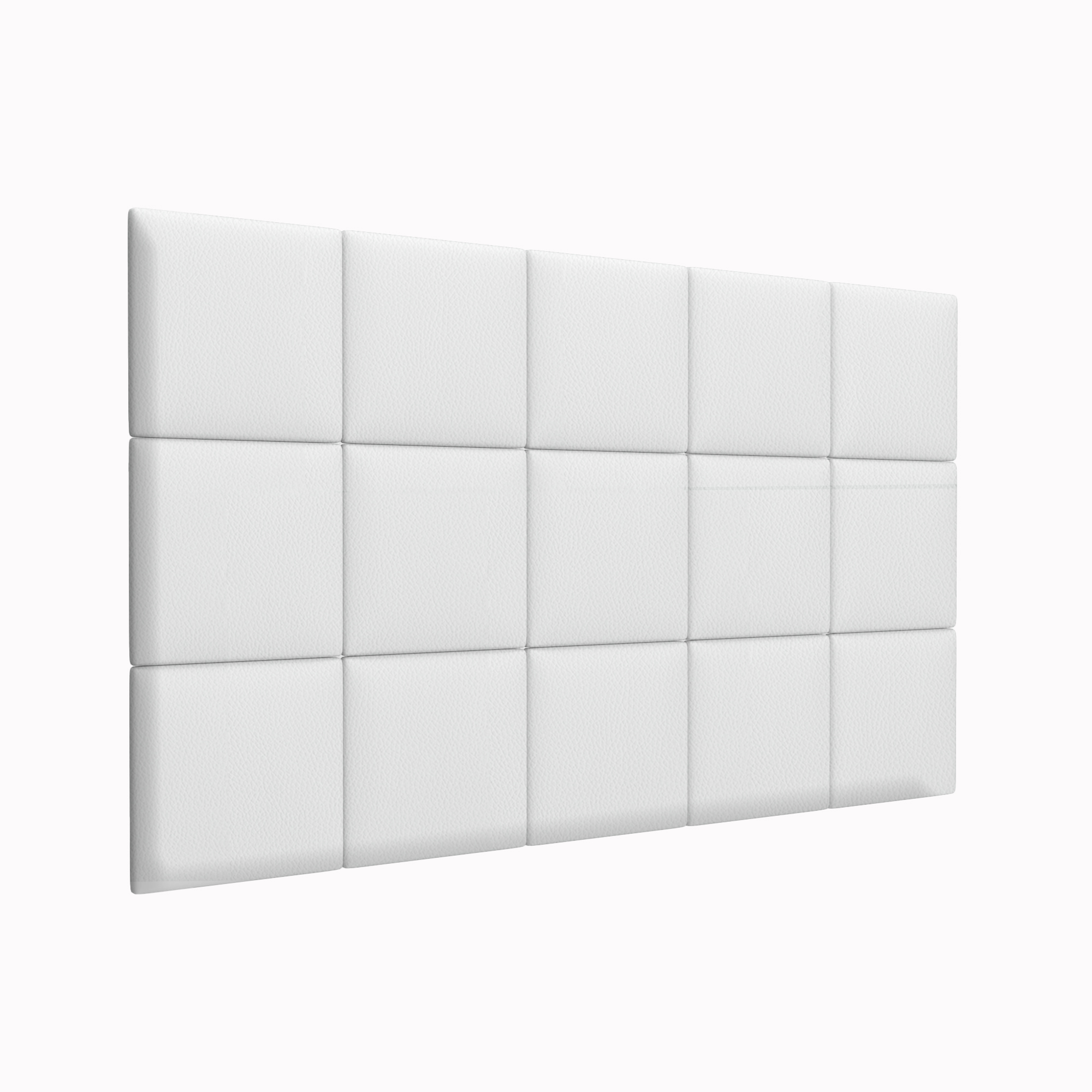 Прикроватная панель Eco Leather White 30х30 см 1 шт.
