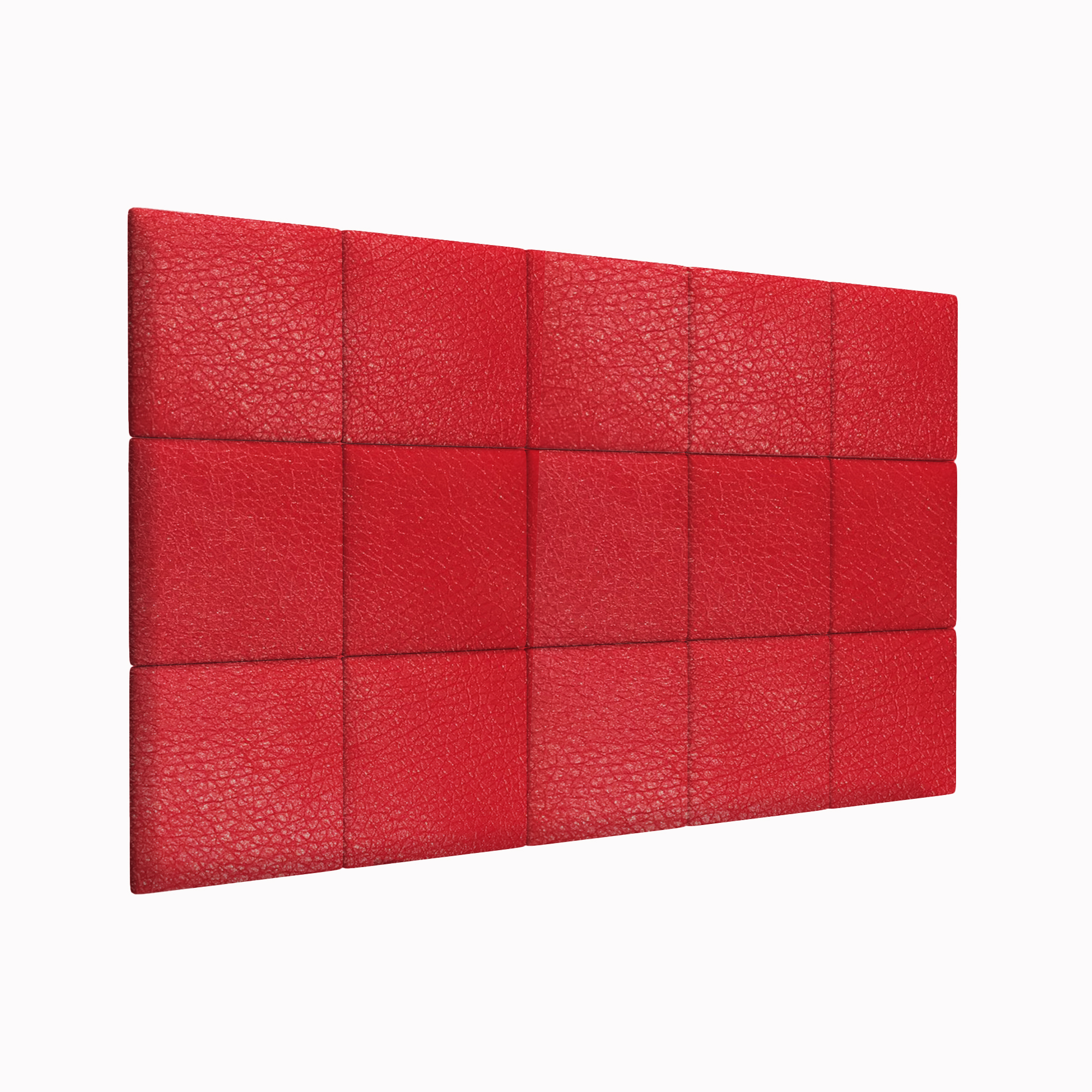 Прикроватная панель Eco Leather Red 30х30 см 1 шт.