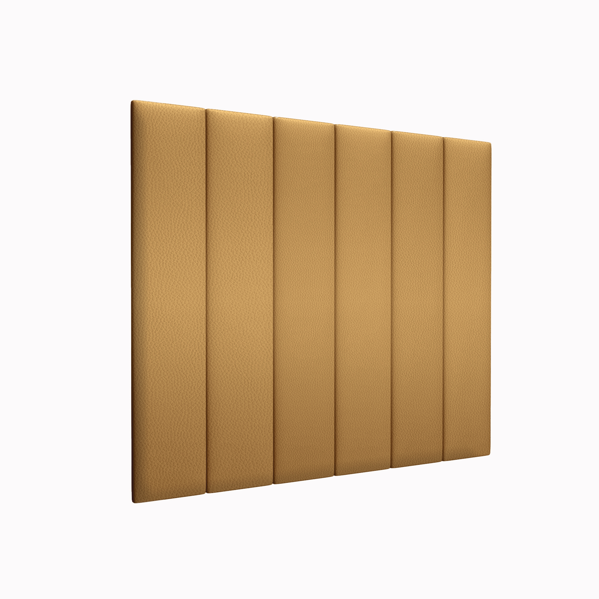 Прикроватная панель Eco Leather Gold 20х100 см 4 шт.