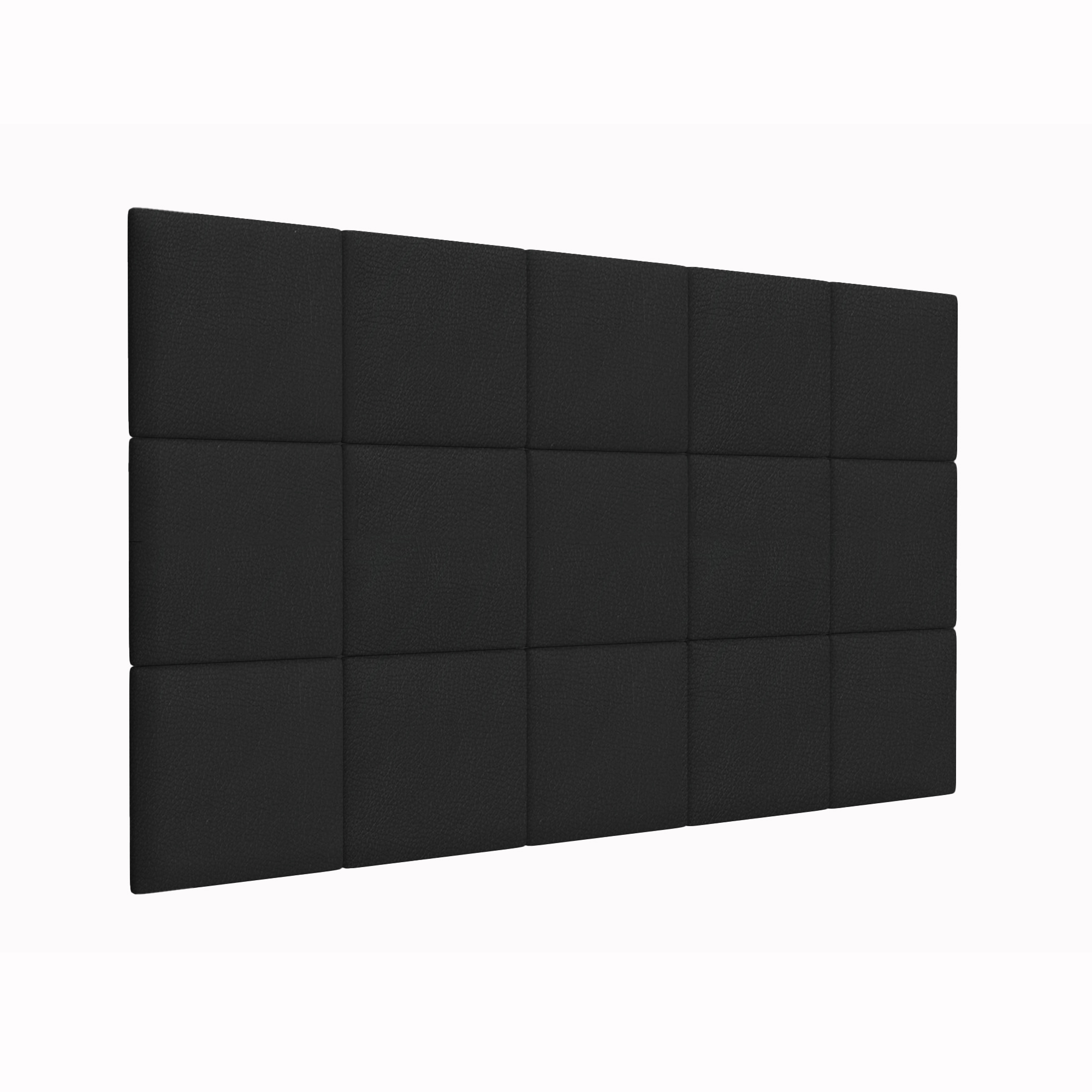 Прикроватная панель Eco Leather Black 30х30 см 4 шт.