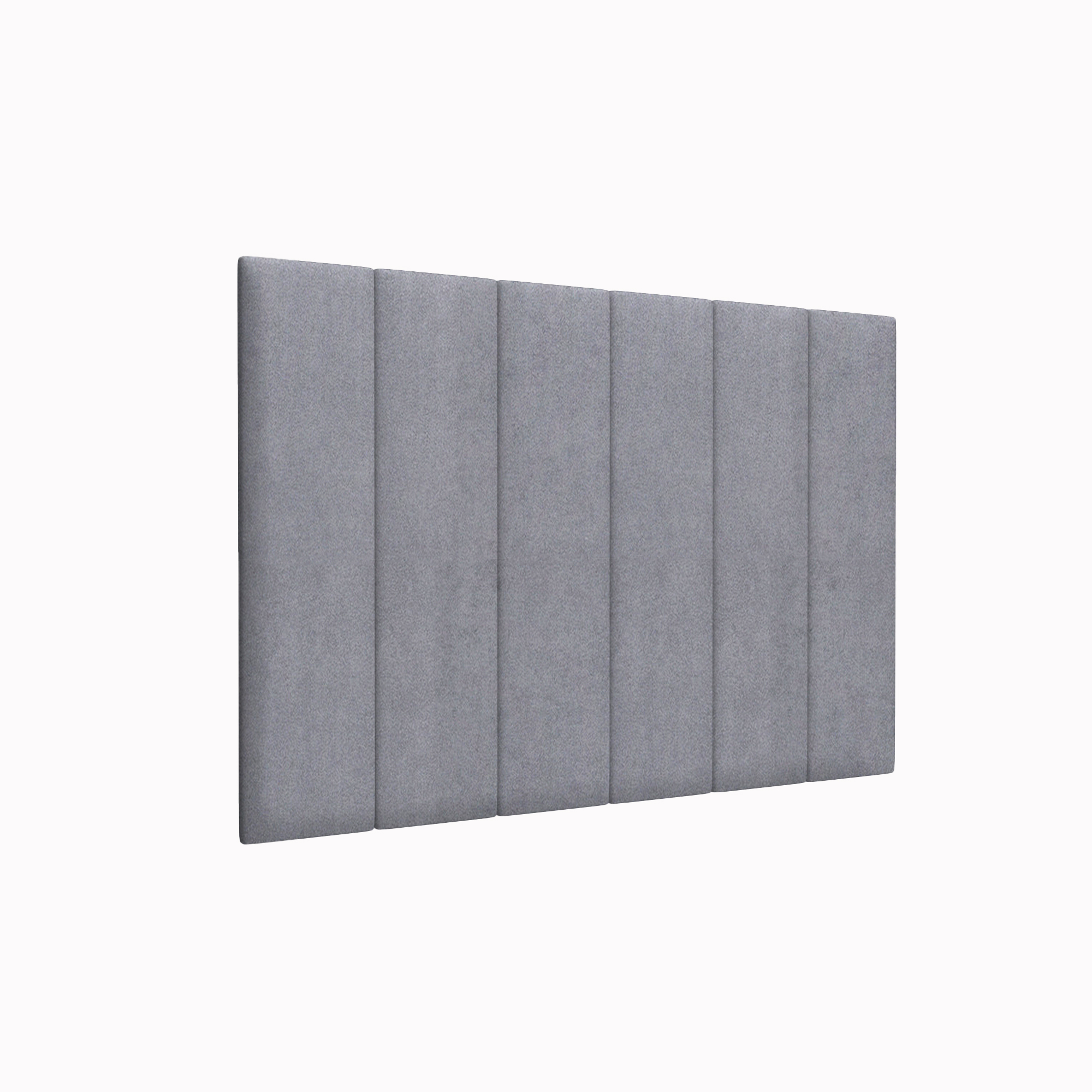 Прикроватная панель Alcantara Gray 20х80 см 4 шт.