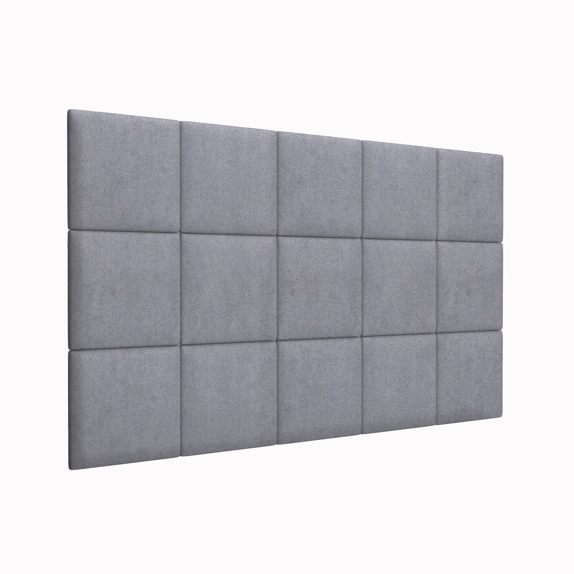 Прикроватная панель Alcantara Gray 30х30 см 4 шт.