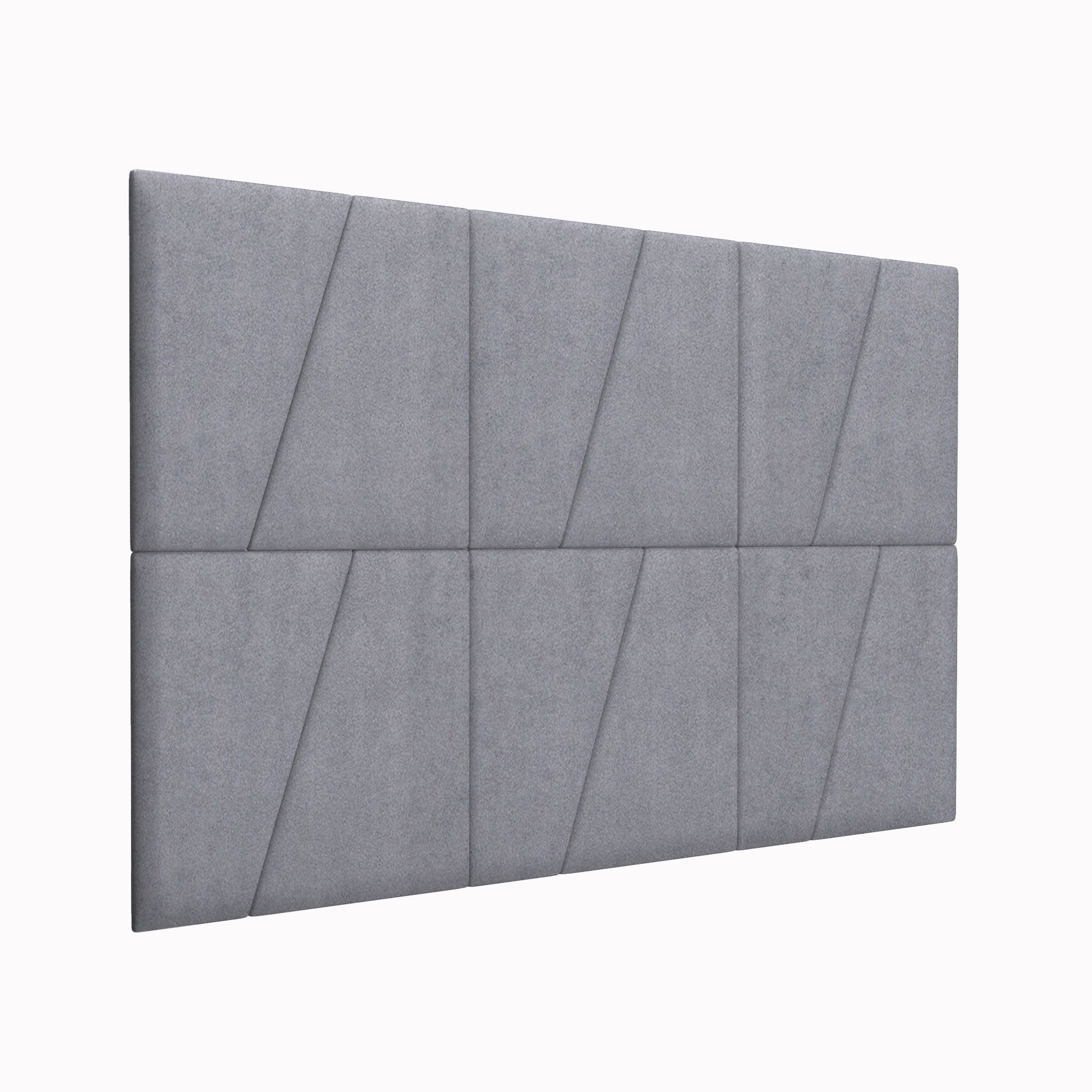 Прикроватная панель Alcantara Gray 50х50DP см 2 шт.