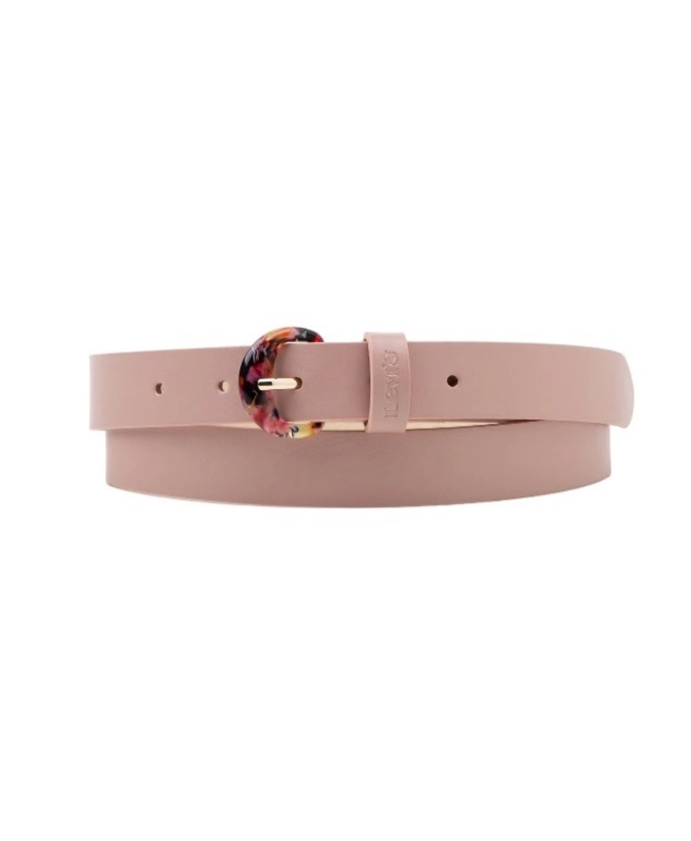 Ремень женский Levi's Women Feminine Shell Belt розовый, 90 см