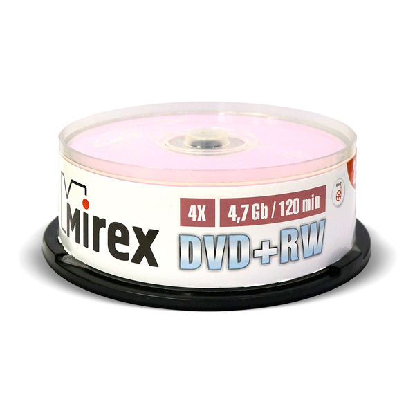 Диск Mirex 4,7Gb 4x Cake Box 25 шт (202592)