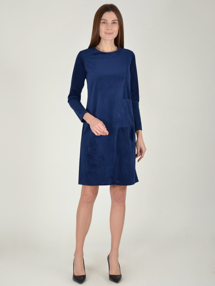 Платье женское Viserdi 1966-тсн 418830 синее 42 RU