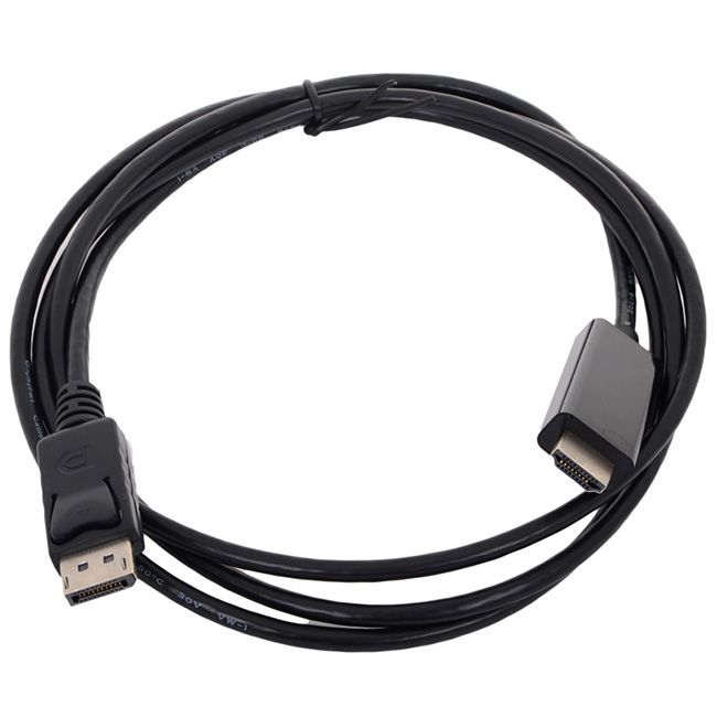 Кабель VCOM DisplayPort-HDMI, M-M 1,8м Black (CG494-B)