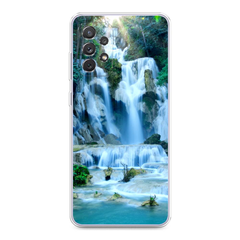 Чехол Awog на Samsung Galaxy A73 / Самсунг A73 "Водопад 8"