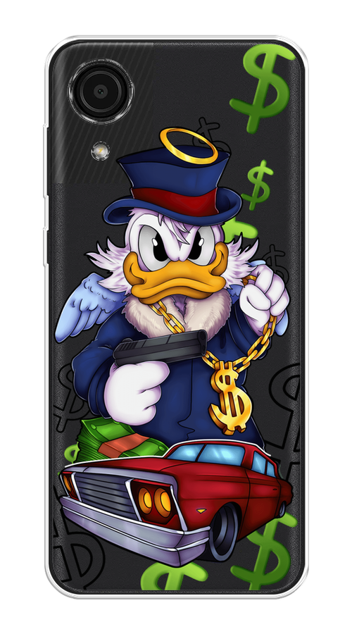 Чехол на Samsung Galaxy A03 Core "Scrooge McDuck with a Gold Chain"