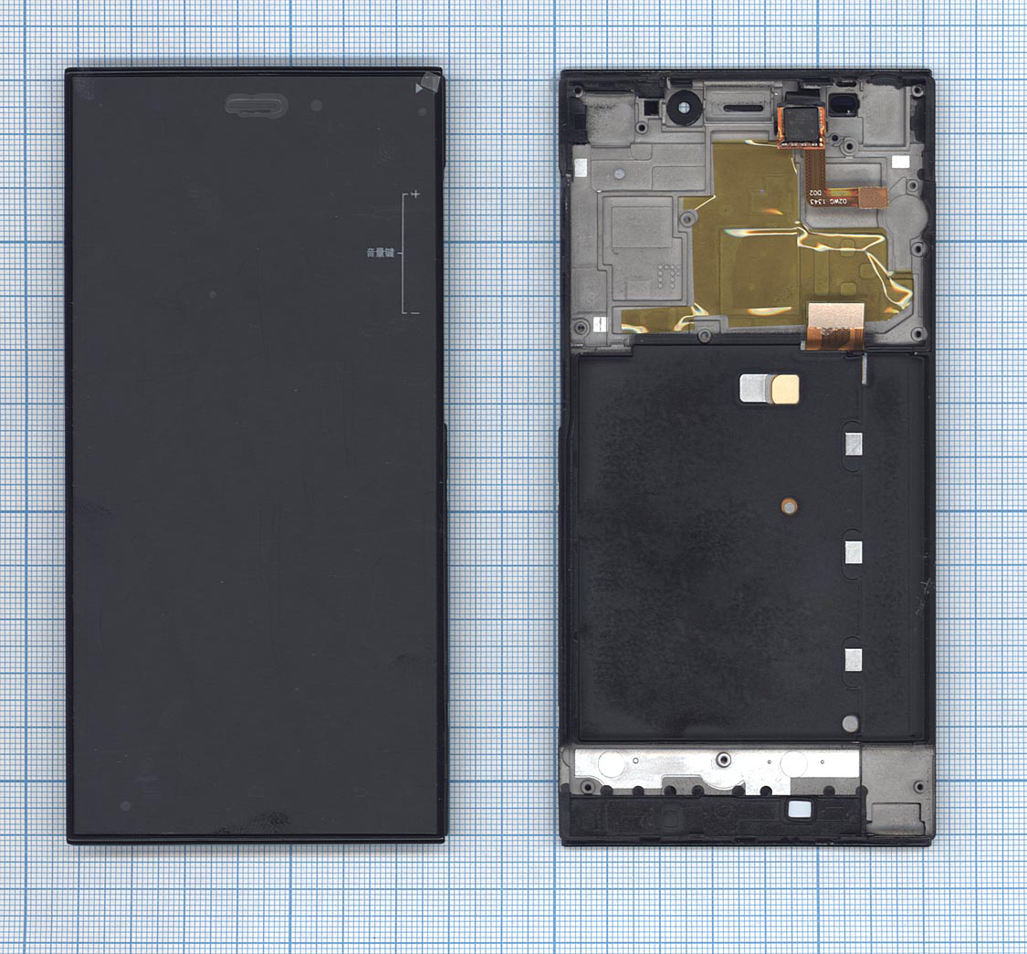 Дисплей для Xiaomi Mi3 WCDMA с рамкой черный