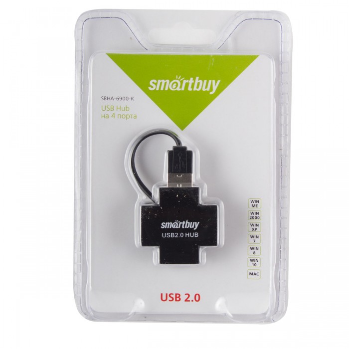 USB-хаб Smartbuy SBHA-6900-K
