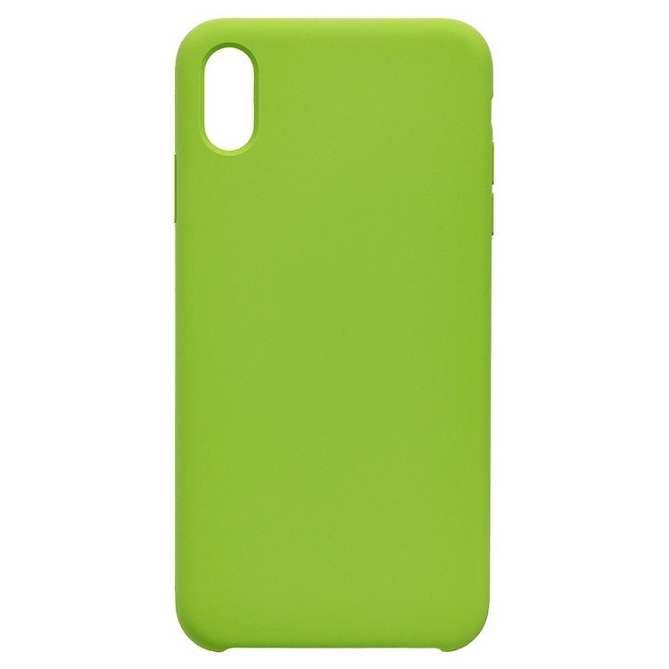 Силиконовый чехол Silicone Case для iPhone X/XS, летняя зелень