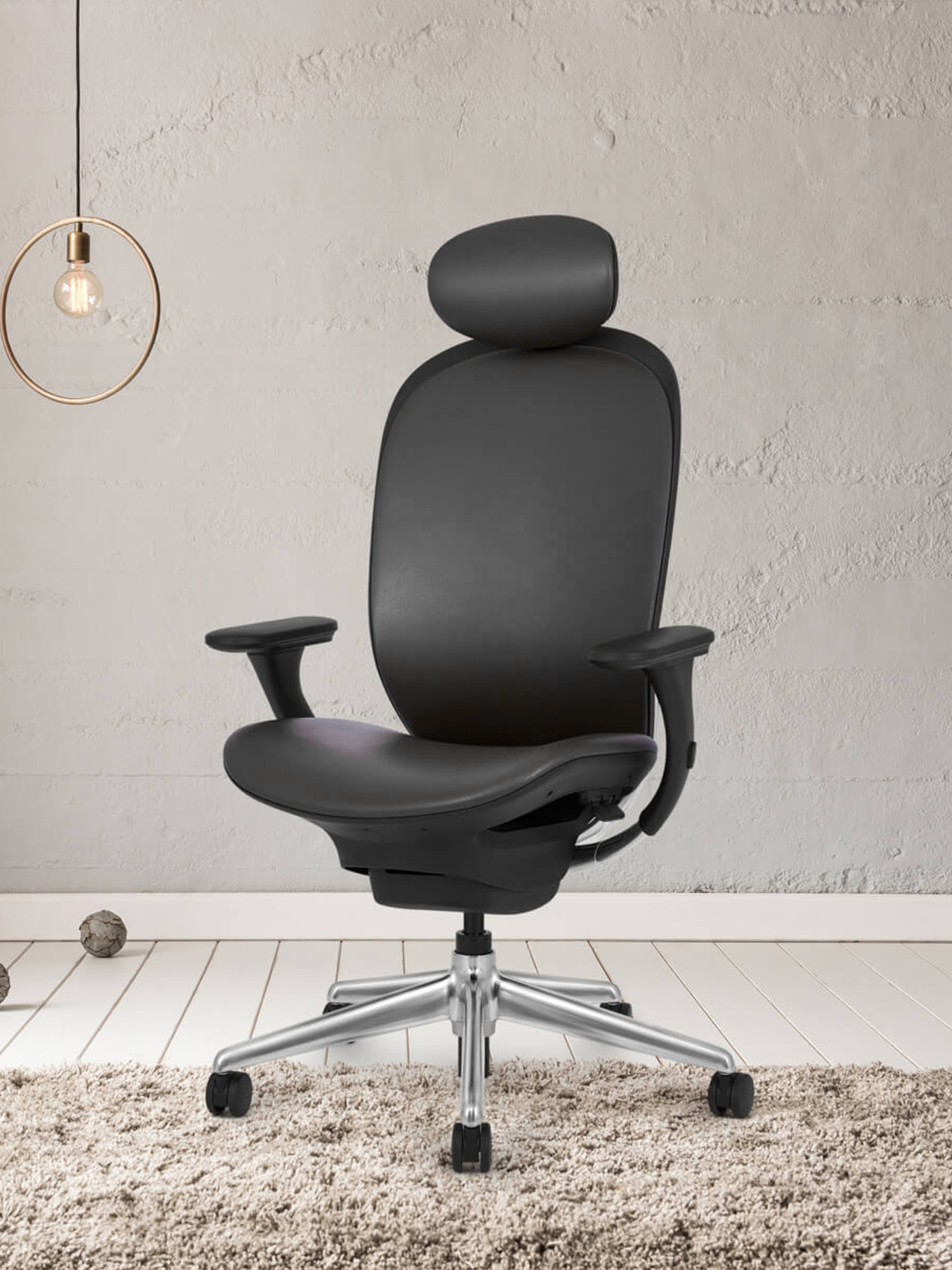 Компьютерное кресло YMI Ergonomics Chair RTGXY01YM Leather Black