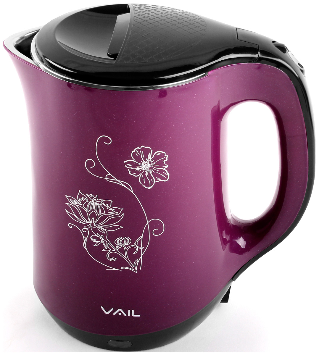 Чайник электрический VAIL VL-5551 Purple 1,8 л. 1.8 л Purple, Black