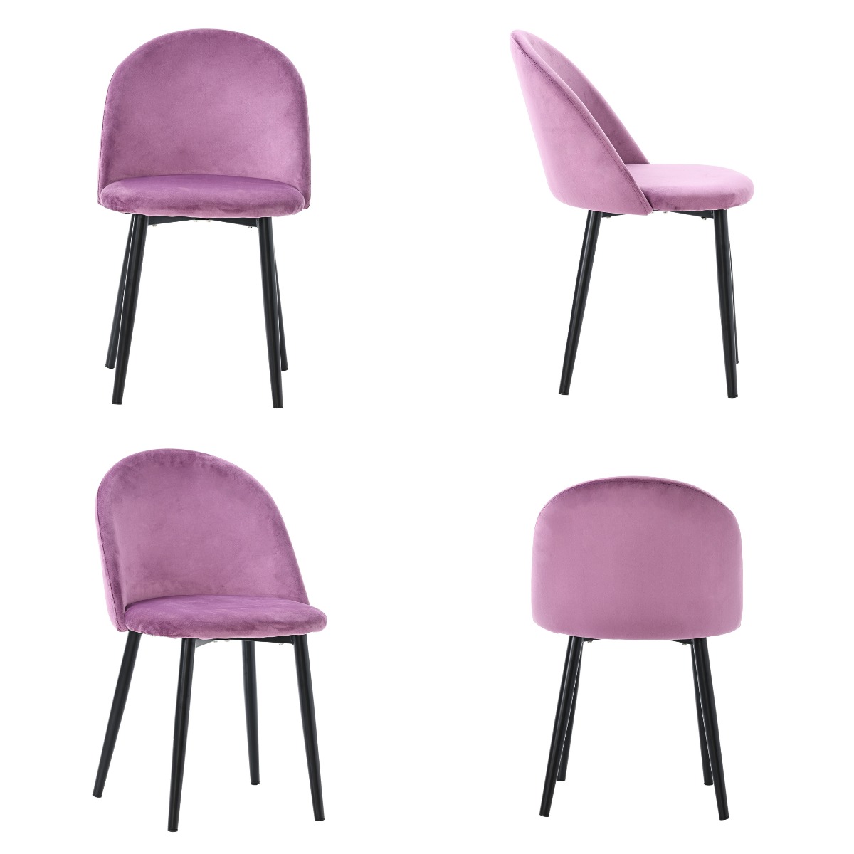 Мягкий стул Hesby Evoke Synchrony 4 шт, фиолетовый